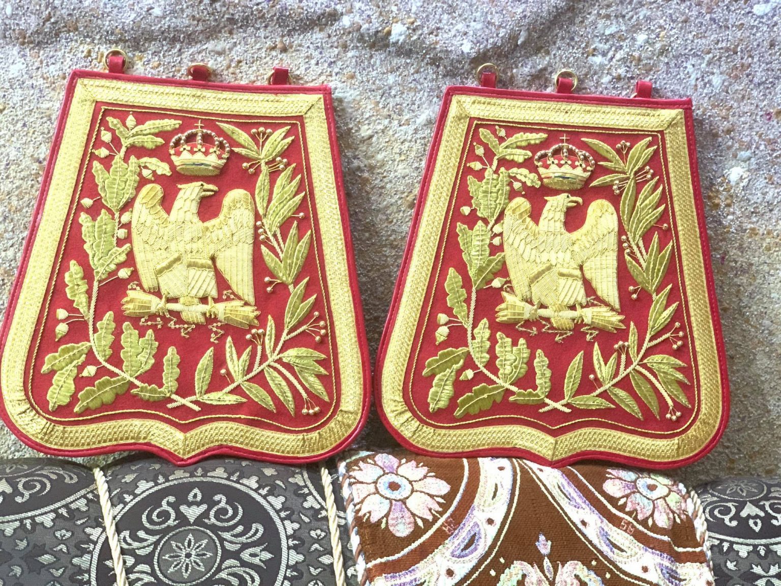 French Napoleonic "mounted artillery of the guard"officer Sabretache