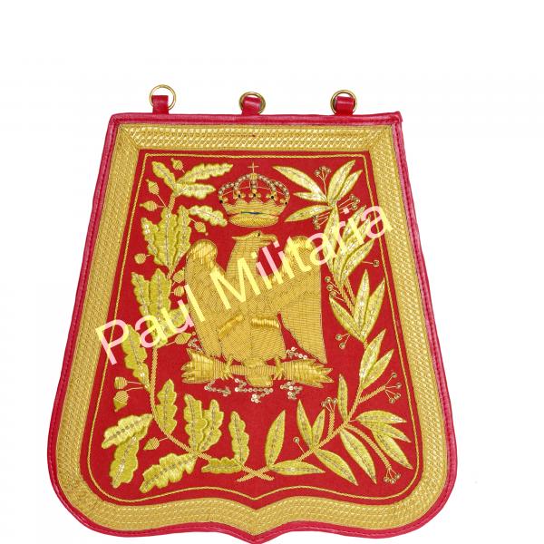 French Napoleonic "mounted artillery of the guard"officer Sabretache