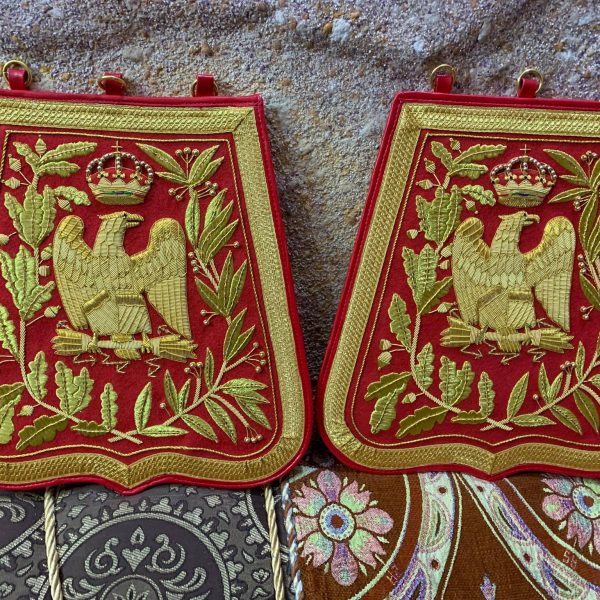 French Napoleonic "mounted artillery of the guard"officer Sabretache