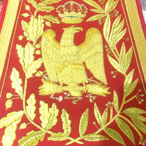 French Napoleonic "mounted artillery of the guard"officer Sabretache