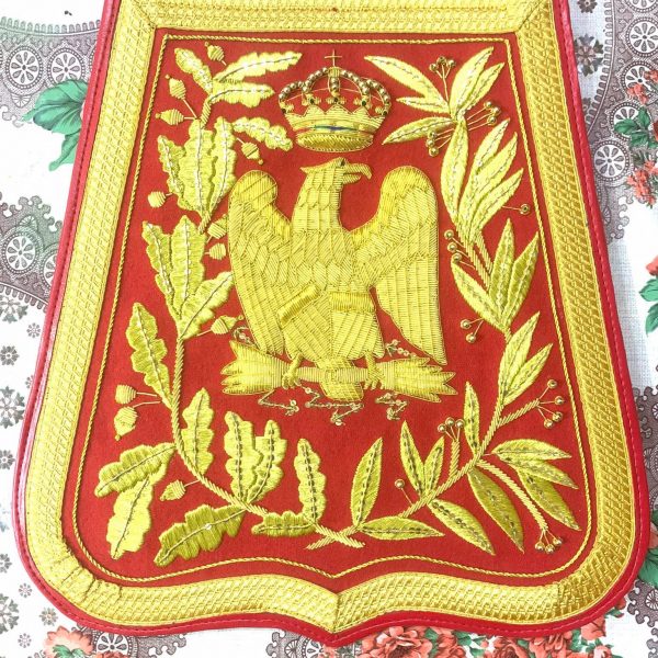 French Napoleonic "mounted artillery of the guard"officer Sabretache