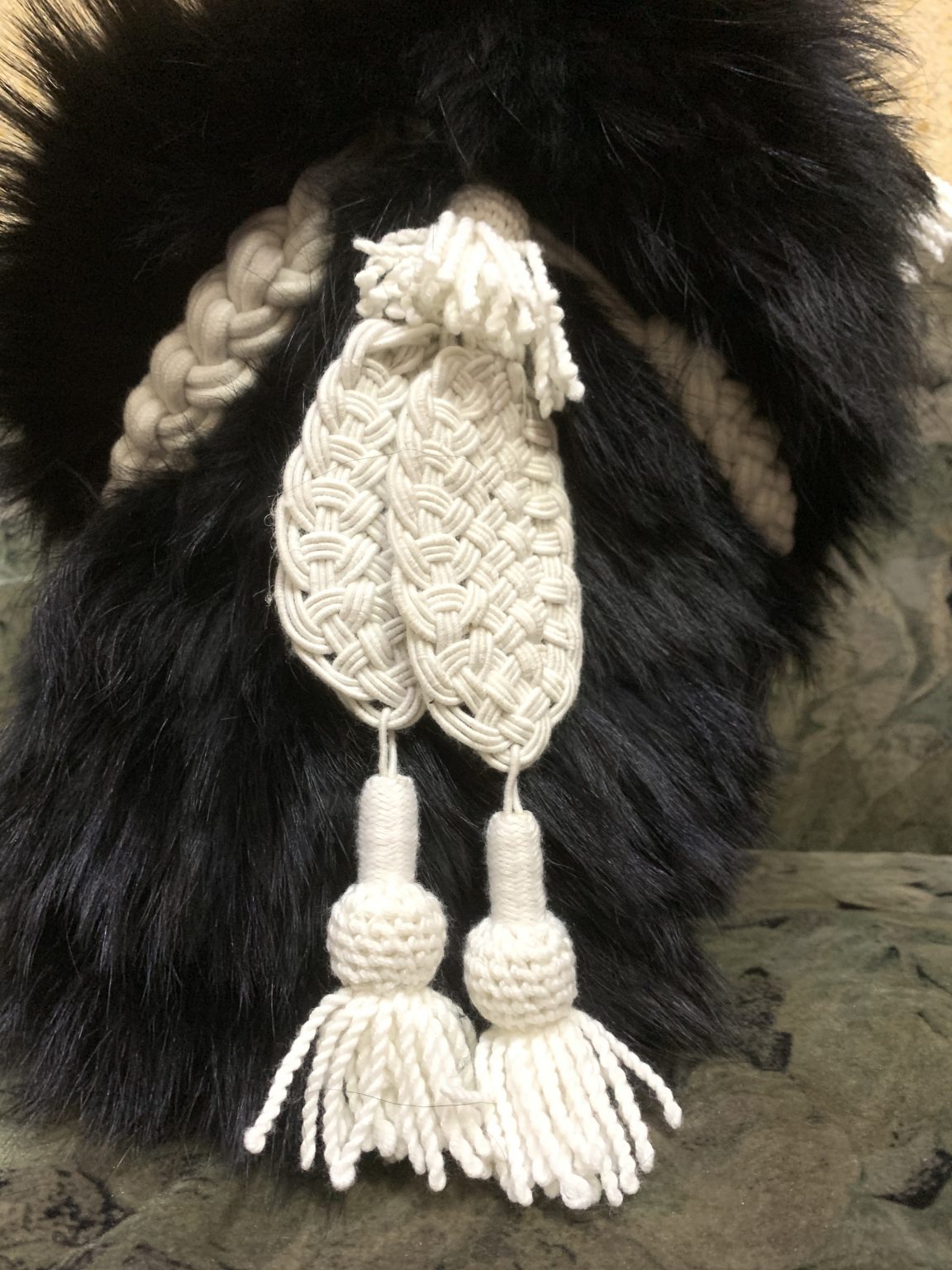 Napoleonic Bearskin hat for infantry of guard, Officer Shako - Paul ...