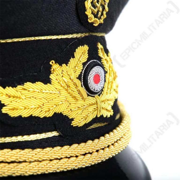 German Army Diplomatic Officers - Gold Visor Cap