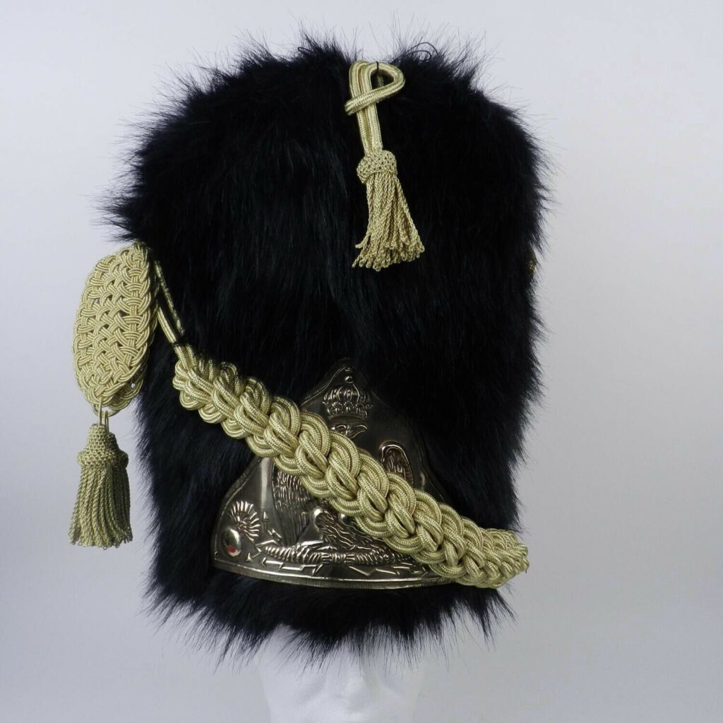 Napoleonic Bearskin Hat for infantry of guard, Officer Shako - Paul ...