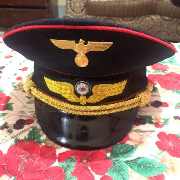 WWII German Army Railway Leader Visor Cap - Paul Militaria