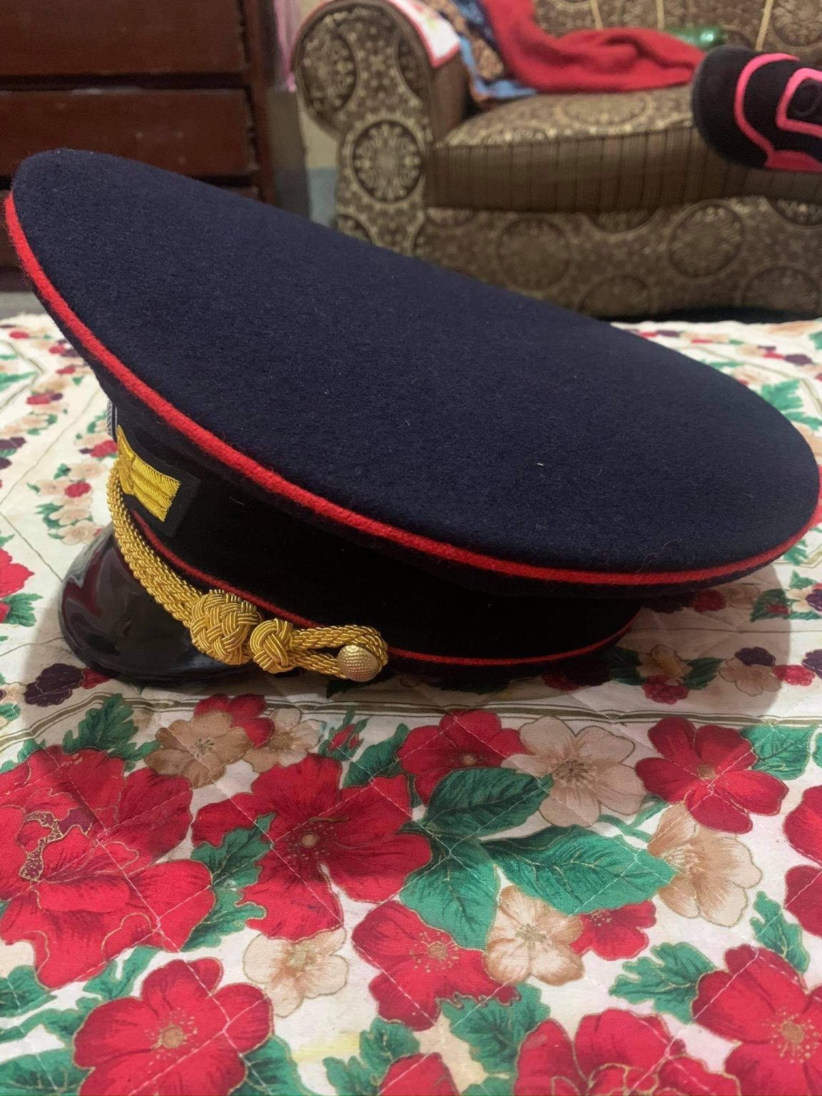 WWII German Army Railway Leader Visor Cap - Paul Militaria