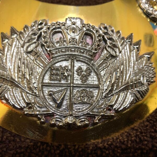 BRITISH Military Brass GORGET 1775 - 1776 REVOLUTIONARY WAR