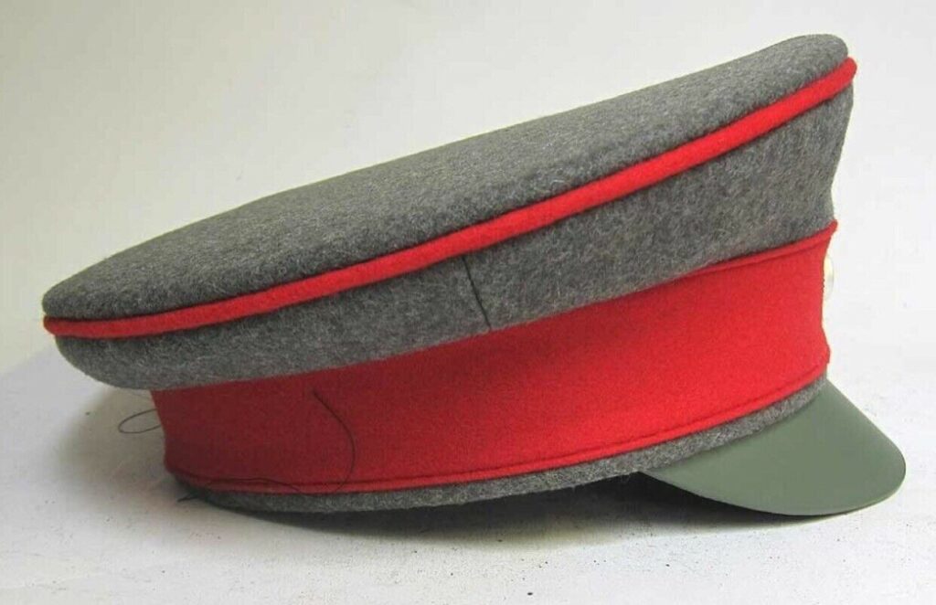 WW1 German Army M1916 Wool Crusher Cap Leather Visor - Paul Militaria