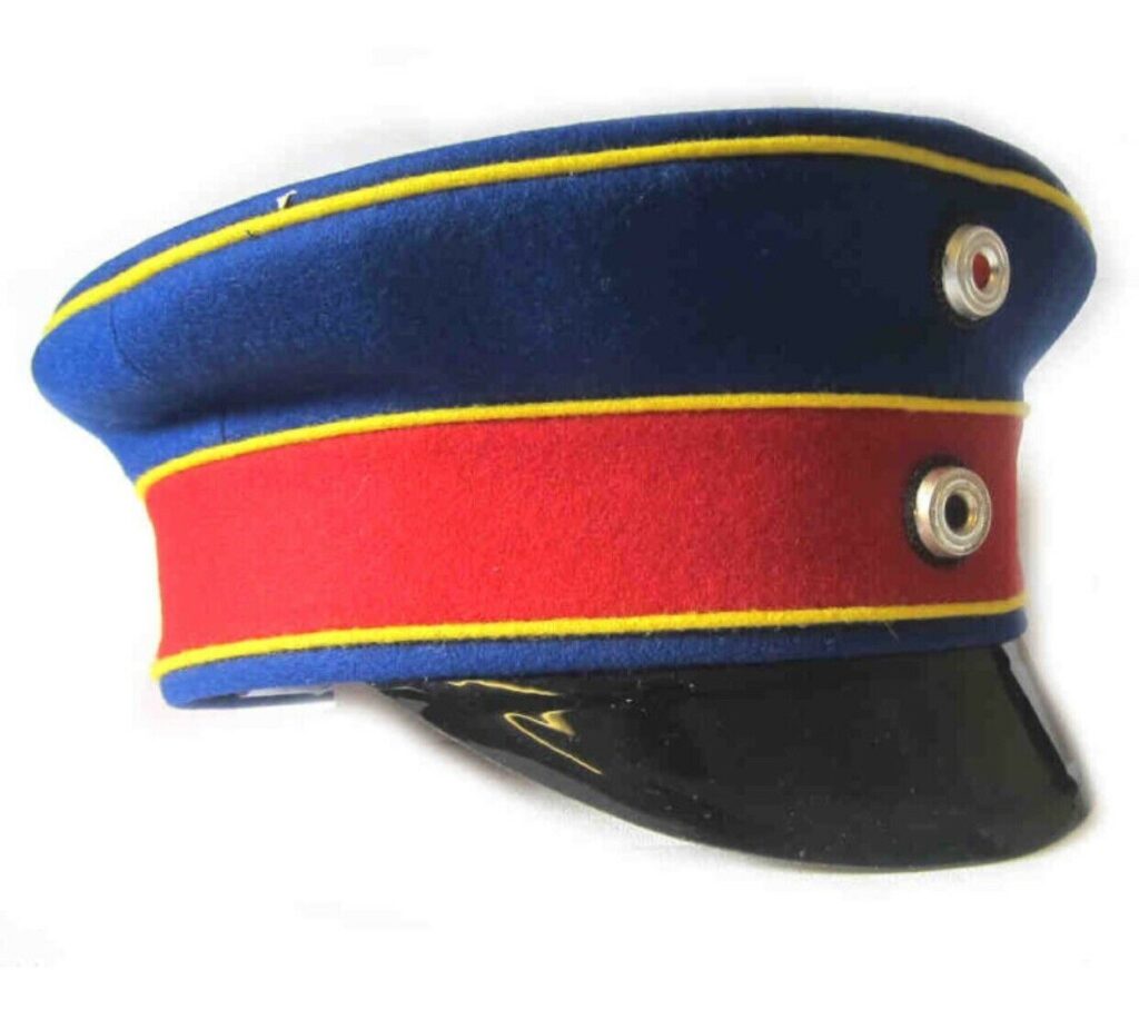 WWI GERMAN Army Husaren-Regt. König Wilhelm Officer Visor Cap