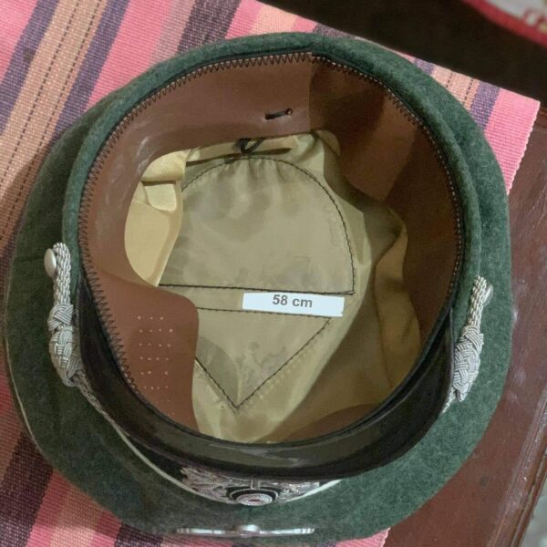 WWII German Army infantry's Officer Visor Cap - Field Grey