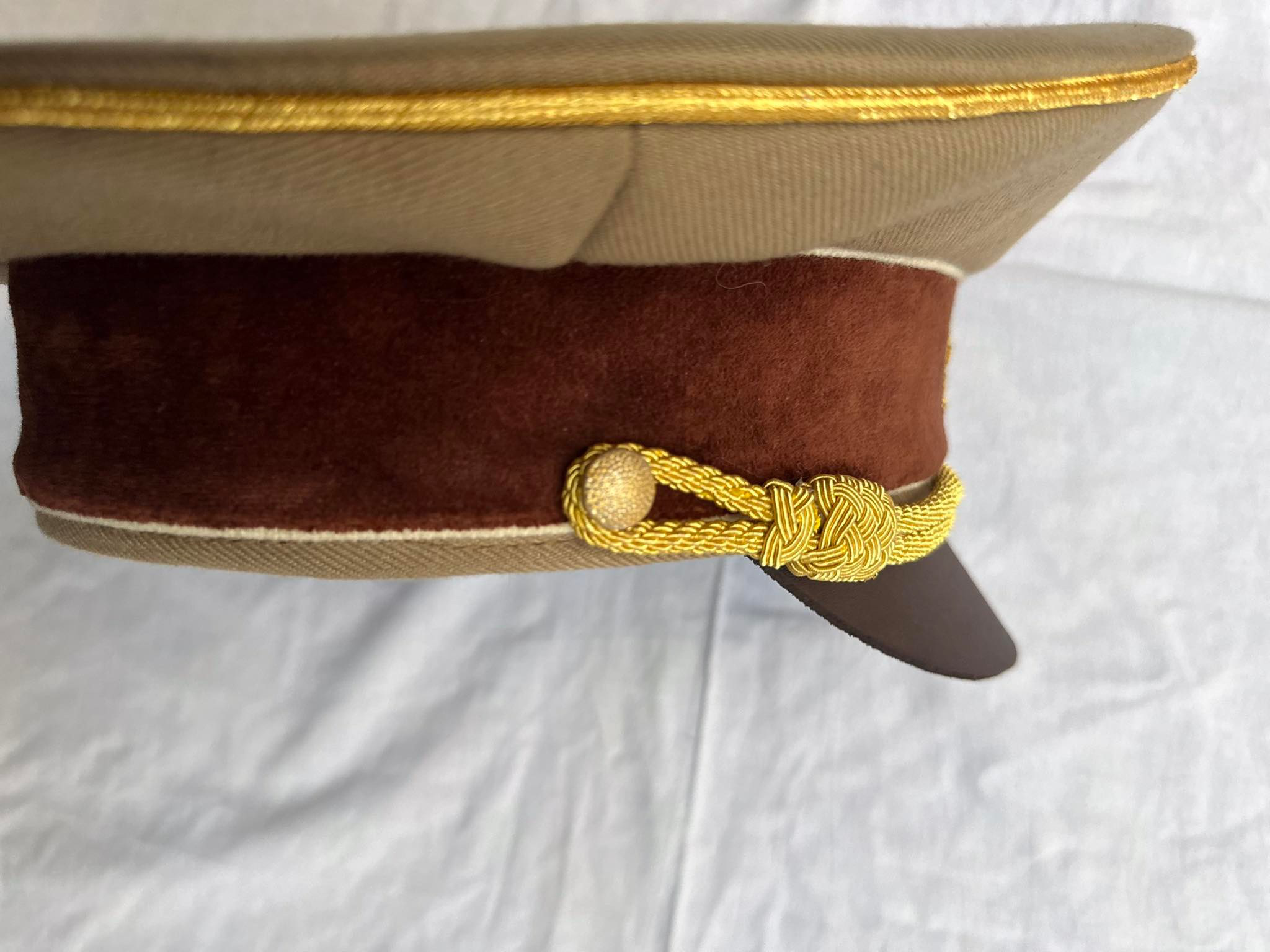 WW2 German Army Hitler Visor Cap – Khaki